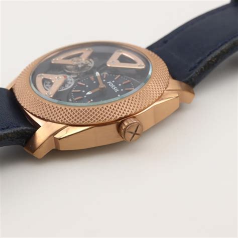 Fossil Skeleton Dial Watch Property Room