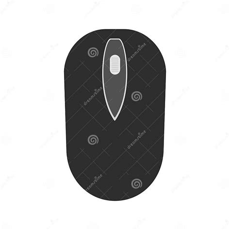 Pc Computer Mouse Vector Illustration Technology With Button Equipment Device Icon Pc Object