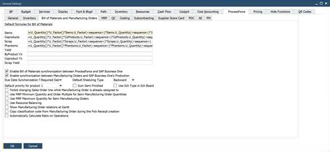 Bill Of Materials And Manufacturing Orders Tab CompuTec Learn