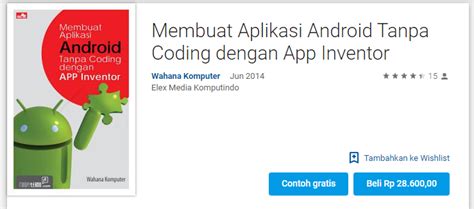 12 referensi buku untuk belajar app inventor kodular tutorial blok