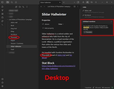 Unlinked Mentions Not Showing Up On Synced Instances Help Obsidian