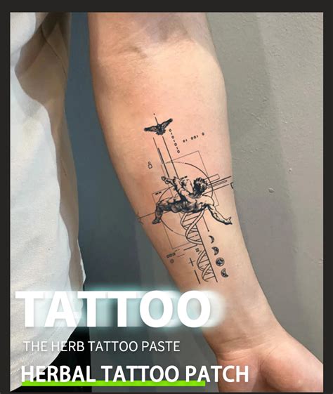 Tatuagem Temporária à Prova d Água do Braço Anjo Queda Semanas Tatuagens Falsas para Homens