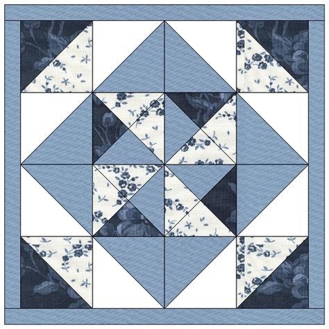 Mosaic Foundation Paper Piecing Pattern Fpp Quilt Block Pdf Download