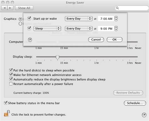 Mac Sleep Mode