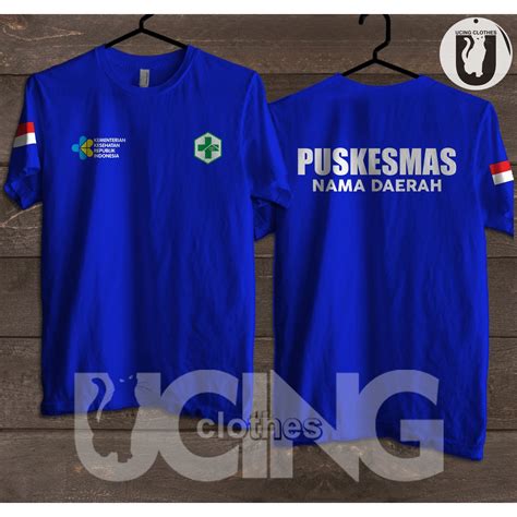 Jual Kaos Baju Puskesmas Dinas Kesehatan Paramedic Gratis Nama Daerah Kamu Kaos Distro Shopee