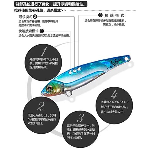 Ewe美夏龙牙vib路亚饵远投震动全泳层翘嘴海鲈鱼鳜鱼金属亮片假饵虎窝淘