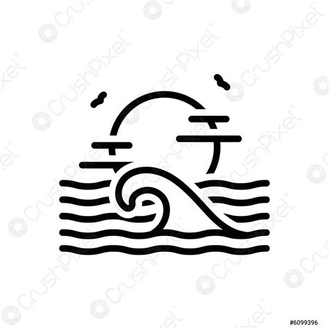 Ocean Stock Vector 6099396 Crushpixel