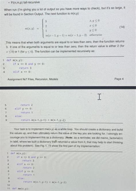 Solved Problem 2 Recursion Tail Recursion And Generators Chegg