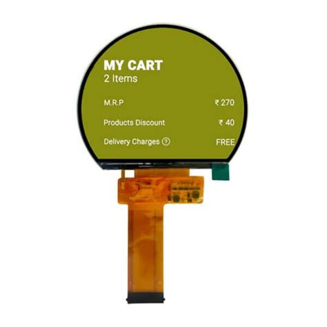 3 5inch Custom Round Lcd Display 800 640 Spi Rgb 40pin Speedmeter Lcd