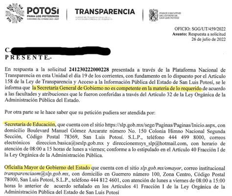 Gobierno De Slp Oculta Licitación Gasto Y Proveedor De Sus Paquetes De