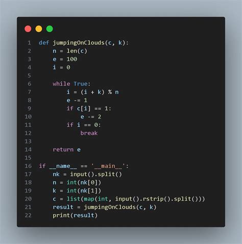 Day24 Hackerrank Problemsolving Pythonprogramming Jumpingontheclouds Gunal K