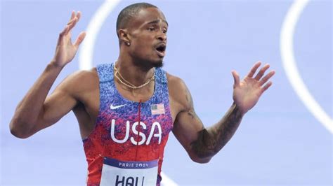 Olympic Update Quincy Hall Earns Gold In Come From Behind 400m Win
