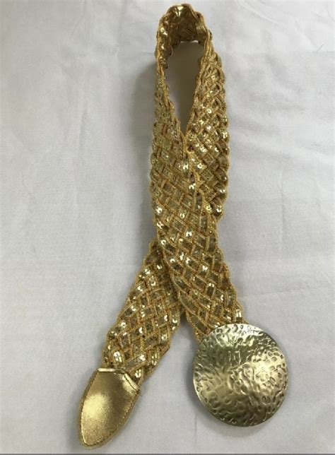 Original Vintage Style Sequin Belts For Women Mercari
