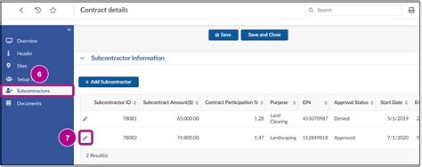Record A Subcontractor Payment Mocs