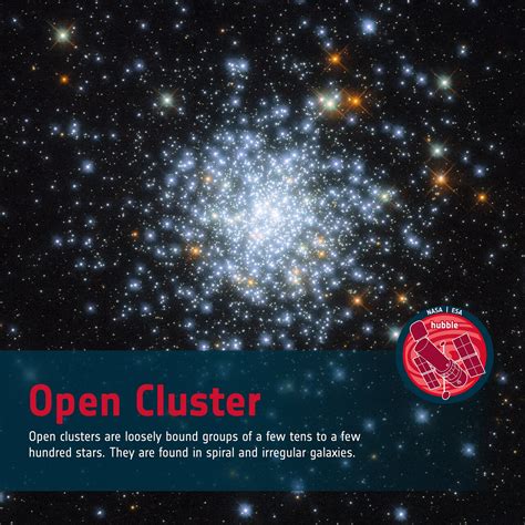 word bank open cluster esa hubble