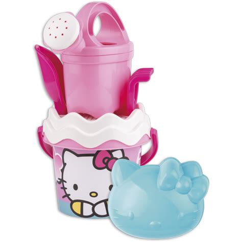 Hello Kitty Beach Set With Bucket ø 13 Cm Androni Giocattoli