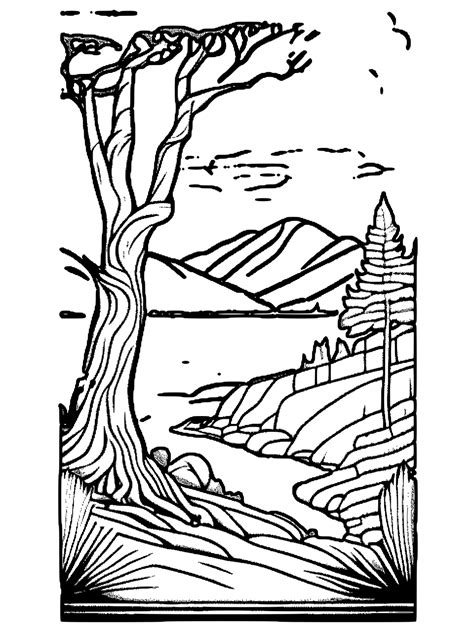 Natures Beauty Hyper Realistic Coloring Page · Creative Fabrica