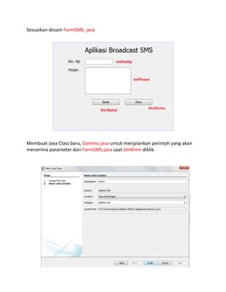 Aplikasi Sms Sederhana Dengan Gammu Dan Java PDF