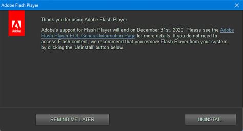 Update On Adobe Flash Player End Of Support Page 2 Windows 10 Forums