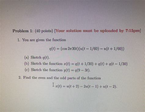 Solved Problem 1 40 Points Your Solution Must Be