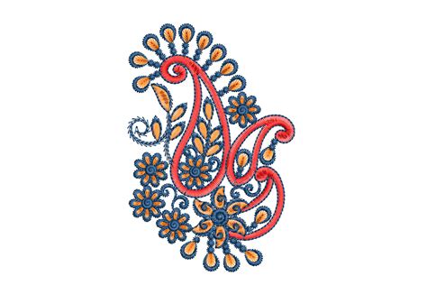 Paisley Motif · Creative Fabrica