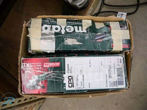 (4) Metabo WEV 15-125 Quick Angle Grinders - Roller Auctions