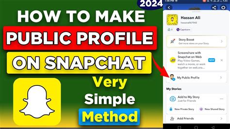 How to Make Public Profile on Snapchat 2024 | Very Simple Method ...