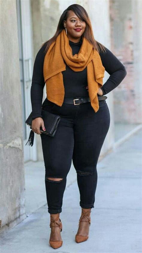 Curvy Figure Winter Stylish Plus Size Winter Outfits