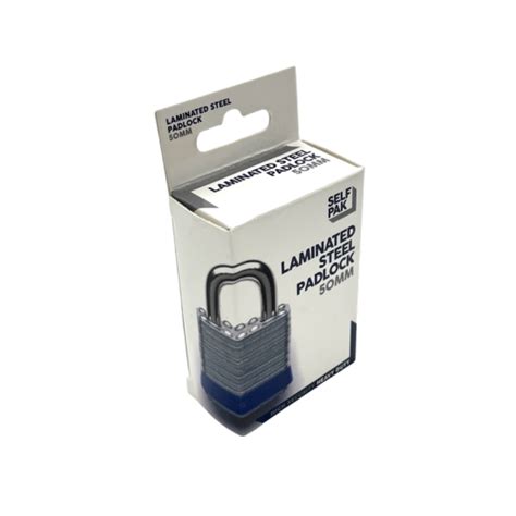The Packaging Depot 50mm Self Pak Laminated Steel Padlocks Keyed To