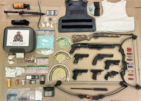 Surrey Rcmp Seize Drugs Cash Guns Citynews Vancouver