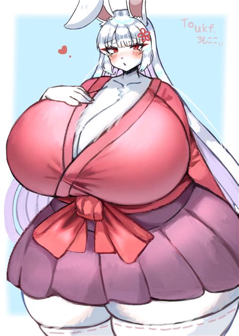 Rule 34 Anthro Bbw Blush Bunny Ears Bunny Girl Furry Huge Breasts