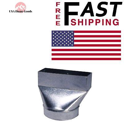 Fat Range Hood Transition Boot 3 1 4 In X 10 In X 7 In Steel Hoods