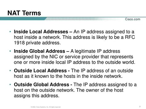 Ppt Ccna 4 V31 Module 1 Scaling Ip Addresses Powerpoint Presentation Id6788841
