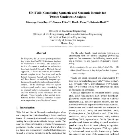 Unitor Combining Syntactic And Semantic Kernels For Twitter Sentiment