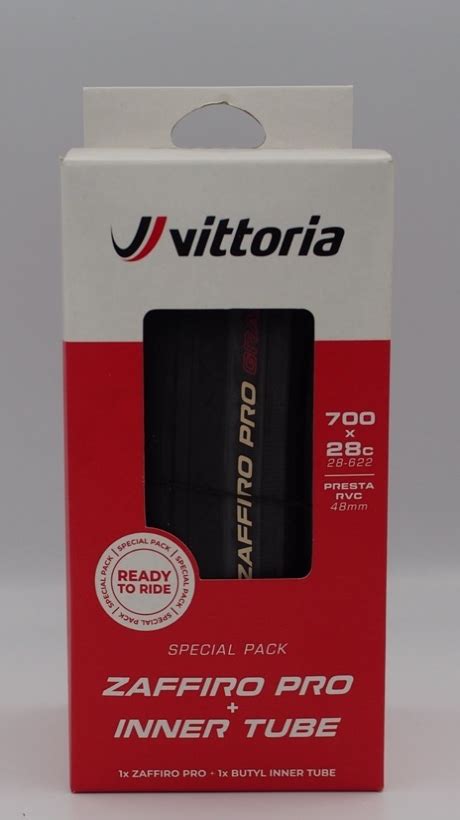 Vittoria (Special Pack) - Zaffiro Pro + Innertube [700x28c] - Autumn ...