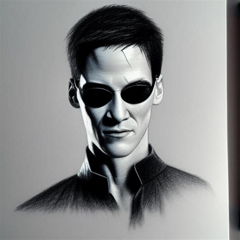 A Realistic Drawing Of The Matrix · Creative Fabrica