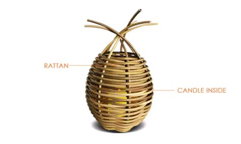 Battery Operated Rattan Led Candle Lantern Leahanko Garden Lantern