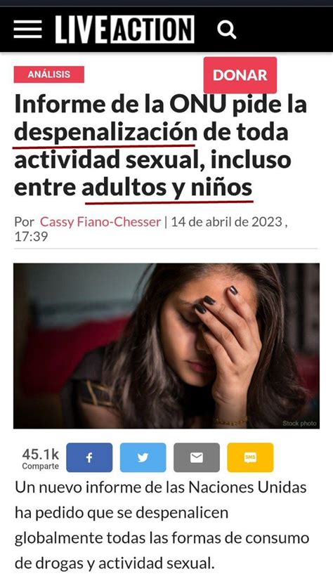 Informe De La Onu Pide Despenalizaci N De La Pedofilia Y El Lobby
