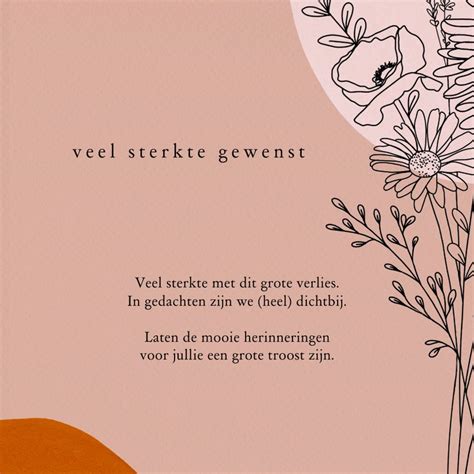 Condoleance Met Oprechte Deelneming Roze Kaartje2go