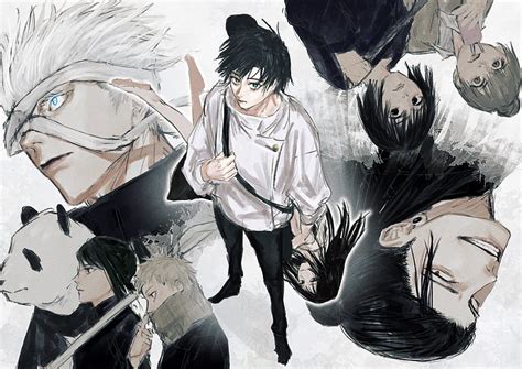 Anime Jujutsu Kaisen Ojos Azules Chico Erika Orimoto Niña Maki