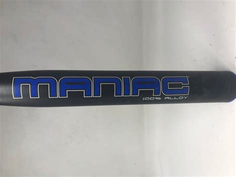 Used Miken Maniac Asausssa Slow Pitch Softball Bat 2017 Blackblue