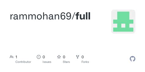 Github Rammohan Full