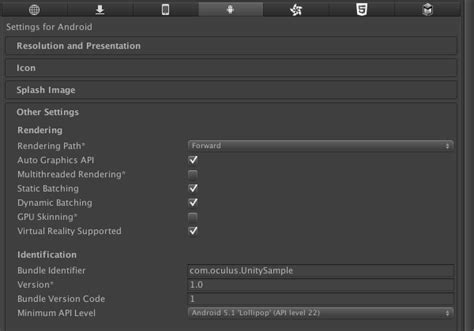 Quick Start Guide Gear Vr Unity Cg Cookie