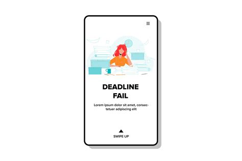 Deadline Fail Stressed Woman Workplace Graphic By Sevvectors · Creative
