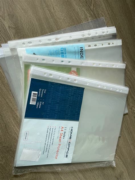 A4 Sheet Protector Hobbies And Toys Stationery And Craft Stationery