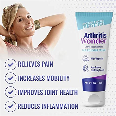 Arthritis Wonder Pain Relief Cream 4 Oz Arthritis Pain Relief Cream