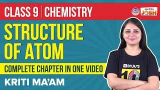 Structure Of Atom In One Shot Class 9 Science Chemistr Doovi