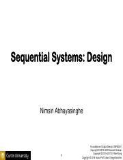 Designing Sequential Systems Importance Of Clock Flip Flops Course