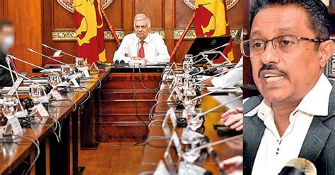 කැබිනට් මණ්ඩලයට ජනක රත්නායක විරුද්ද වේ…