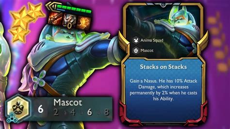 Nasus 3 Star Mit 500AD BONK TFT Grind Challenge 9 YouTube